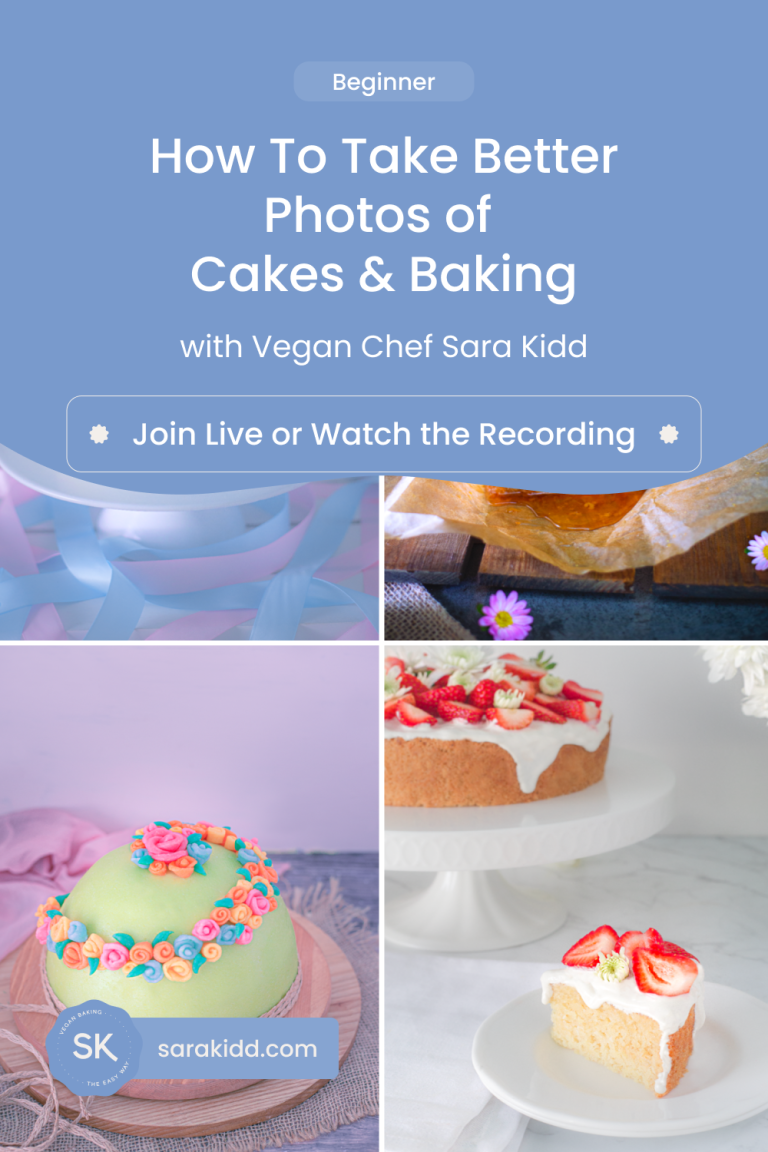 Vegan Baking Recipes - Sara Kidd